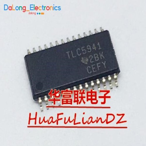 (5 Pcs)16-Channel LED Driver TLC5941PWP, TLC5941 HTSSOP-28 Package | eBay