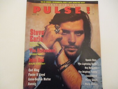 Steve Earle - Pulse Magazine 1990 | eBay