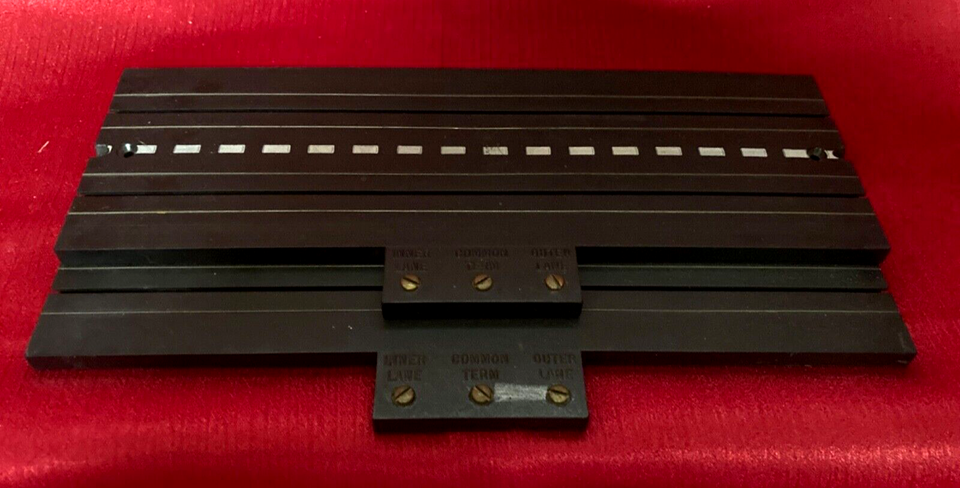 AURORA MODEL MOTORING SLOT CAR TRACK - 2 Pcs. 3 Post TERMINAL TRACK | eBay