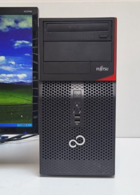 Fujitsu Windows XP Gamer PC 4GB HD i5 3.0GHz 500GB DVD Gaming Spiel ...