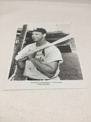 Greatest Living Player First Base Stan Musial Photo | eBay