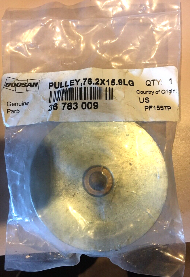 INGERSOLL RAND/DOOSAN PULLEY 36783009 PULLEY,76.2X15.9LG PA014SP ...