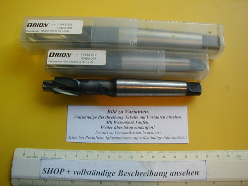 DIN 373 D f Flachsenker mit Führungszapfen und Mk- Schaft einzeln oder ...
