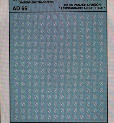 SKYTREX DECALS German 21st Panzer Division Signs 1/76,1/72, 20mm Scale ...