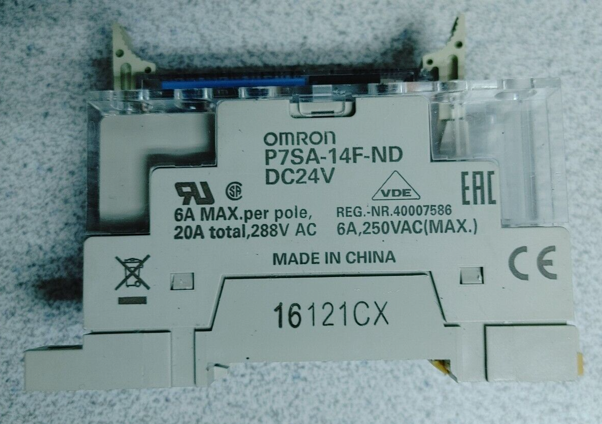 Omron P7SA-14F-ND 24VDC Socket for 6 Pole Relay for sale online | eBay UK
