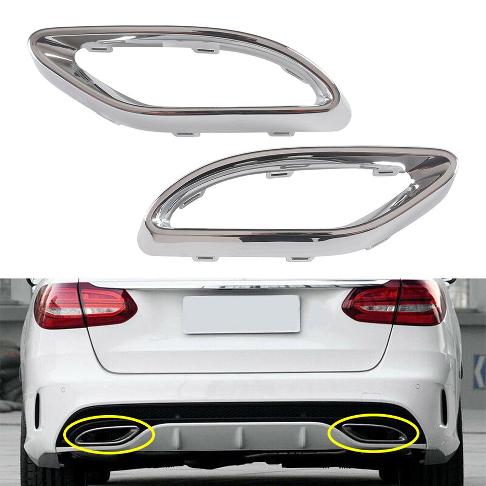 Pair Bumper Face Bar Trim Molding Rear Left&Right Side For 2013-17 ...