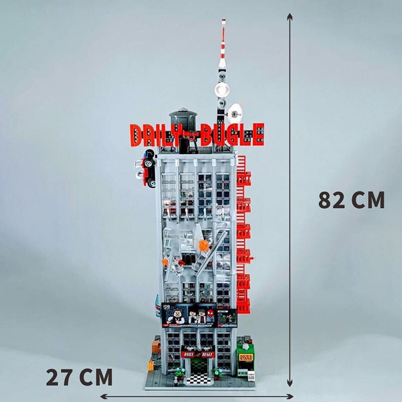 DIY Daily Bugle 76178 pcs 3772 Building Bricks Set Marvel Collect ...