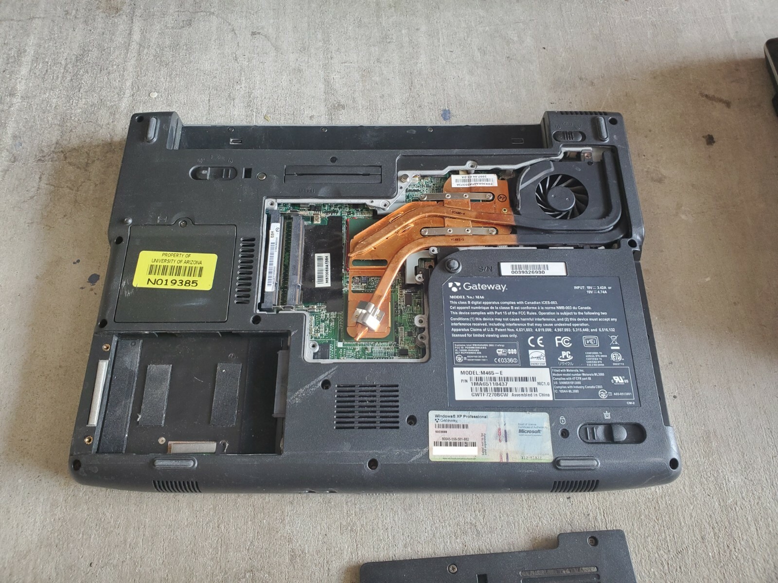 Gateway MA6 M465-E Laptop for Parts or Repair | eBay
