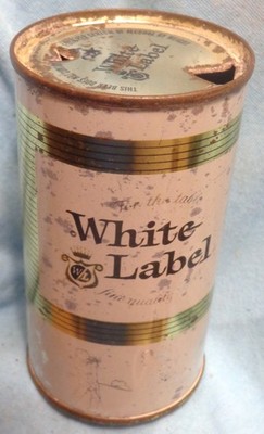 White Label Beer Can- Flat Top - circa 1960 - 12 Oz. - Minneapolis, MN ...