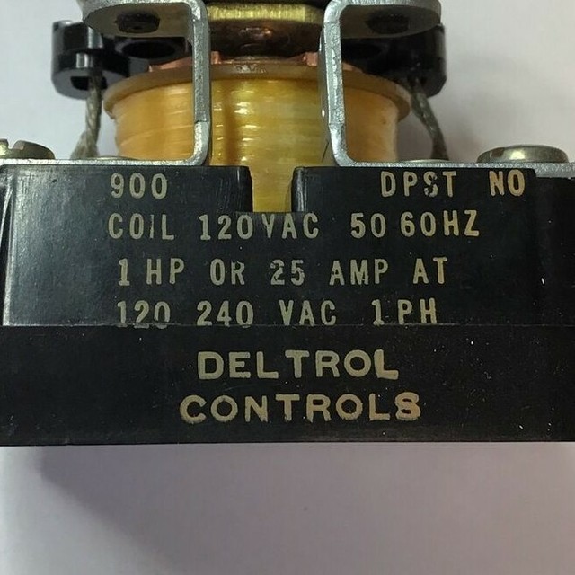 Deltrol Controls 900 DPST No 120vac 50/60hz Relay for sale online | eBay