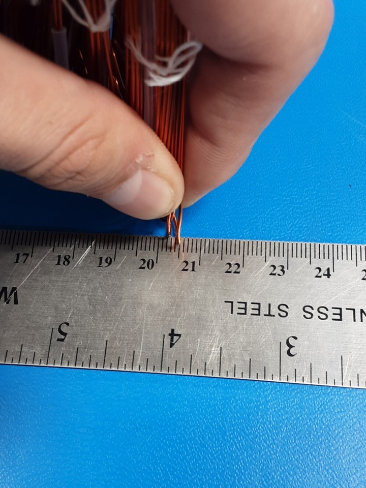 90 Grams ENAMELLED copper magnet Wire Gauge 21 AWG .81 mm, Coil Wire ...