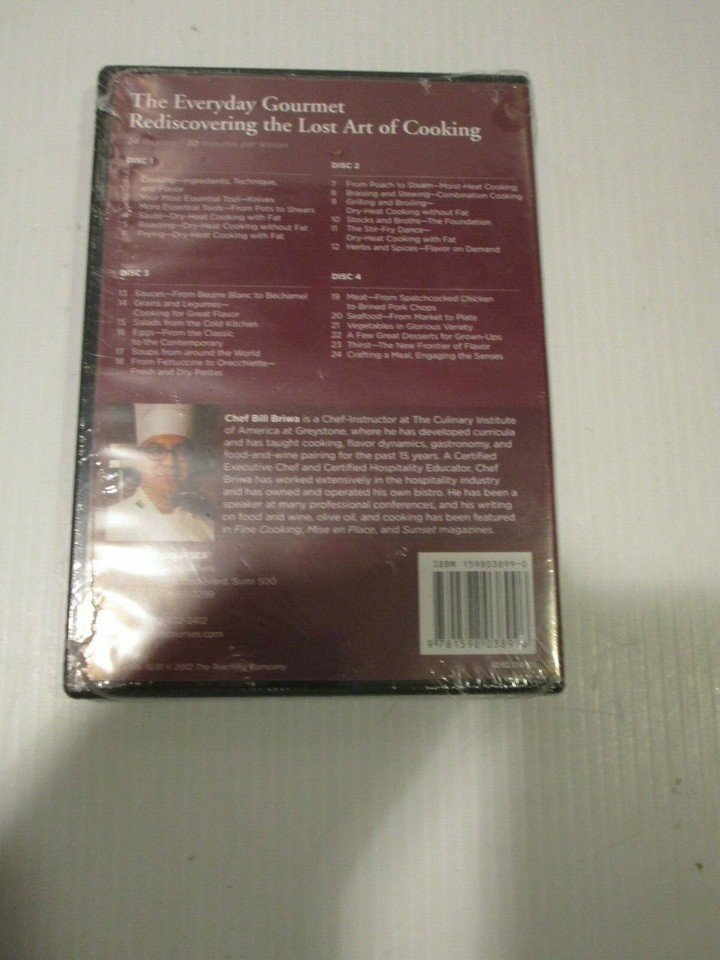 NEW The Great Courses "The Everyday Gourment: Rediscovering the Lost ...