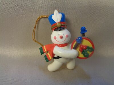 PLASTIC DRUMMING SNOWMAN MARCHING BAND ORNAMENT (CB4910) | eBay