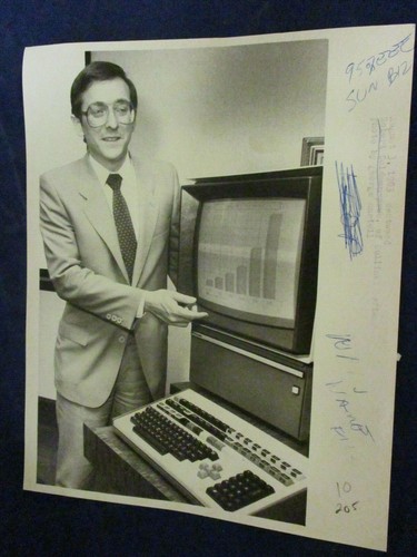 1983 Robert Goldman Cullinet Software President demonstration Glossy Press Photo | eBay