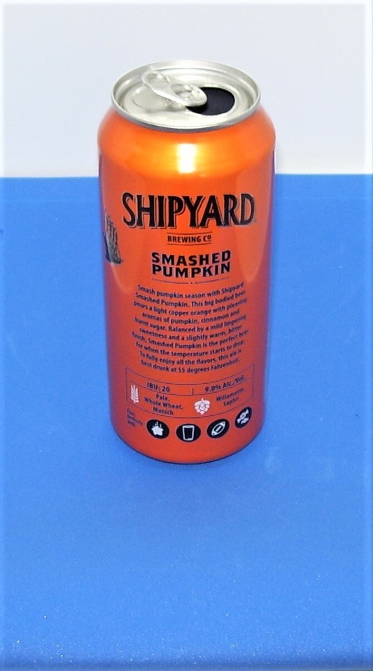 Shipyard 'Smashed Pumpkin Ale'' 16oz empty beer can 2022 | eBay