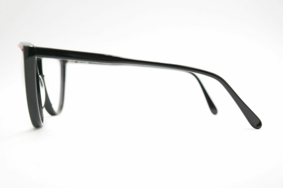 Vintage Brendel D145 Black-Red Oval Glasses Frame NOS | eBay