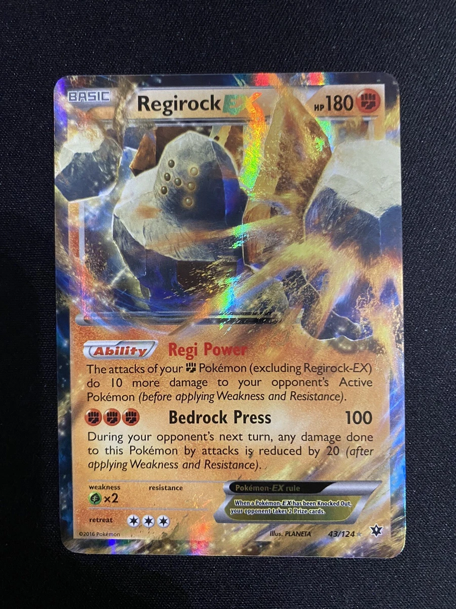 Regirock Ex Card