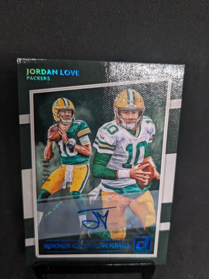 2020 Gridiron Kings Jordan Love Auto Rookie RC /49 Green Bay Packers ...