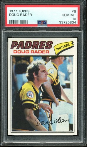 1977 TOPPS #9 DOUG RADER PADRES PSA 10 | eBay