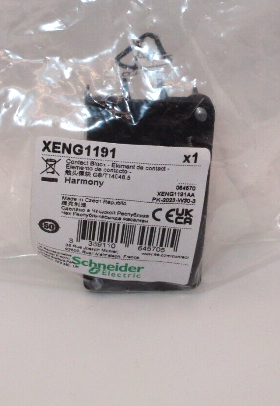 XENG1191 US STOCK- Original Schneider Spring Return Contact Block FAST ...
