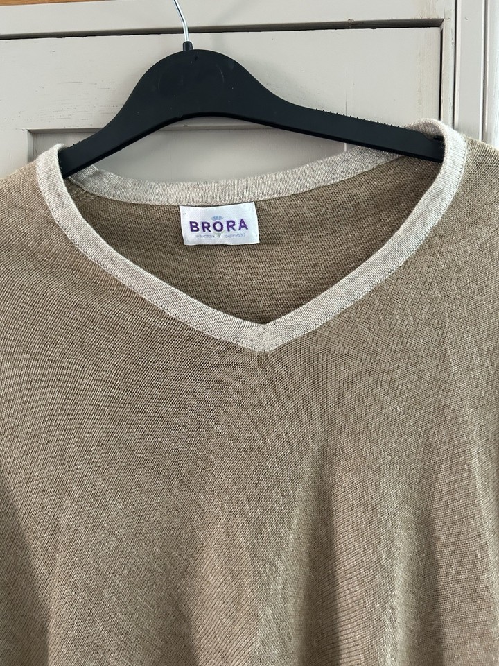 Brora Cashmere Poncho Size M | eBay UK