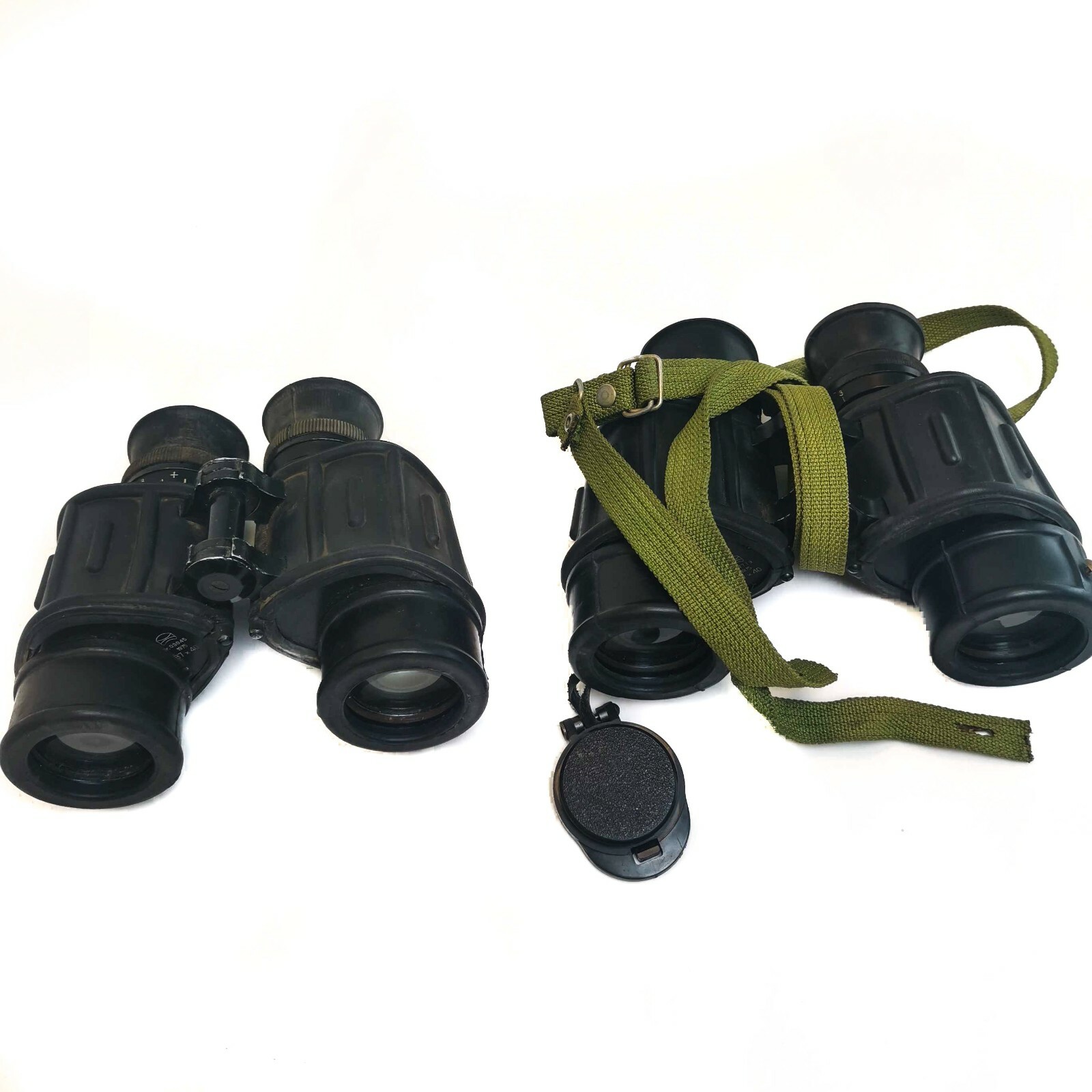 Original Romanian army IOR 7x40 binoculars Military rubberized optics ...