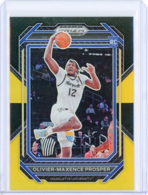2023-24 Panini Prizm Draft Picks OLIVIER-MAXENCE PROSPER RC Rookie BLACK GOLD /5 | eBay