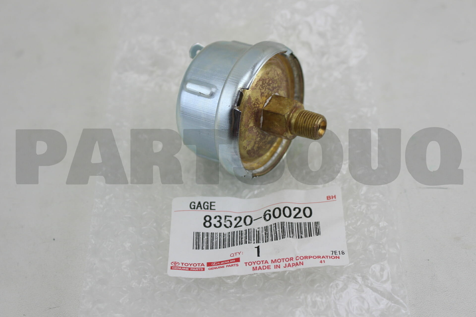 8352060020 Genuine Toyota GAGE ASSY,OIL PRESSURE SENDER 83520-60020 | eBay