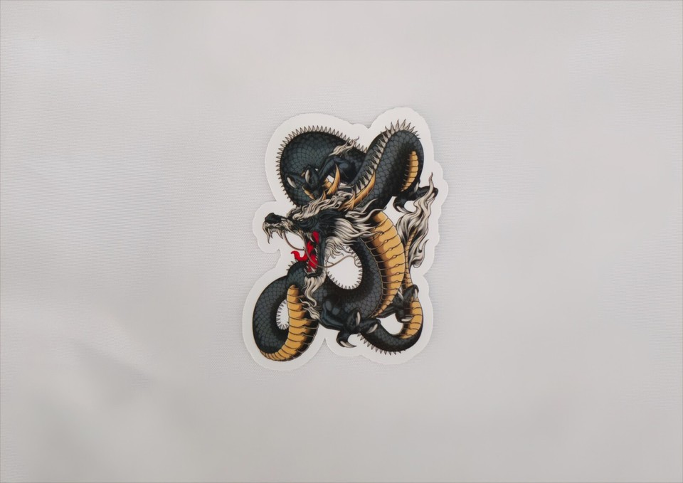 Dragon Stickers, Dragon Decals, Mythical Creature, Japanese, Chakra ...