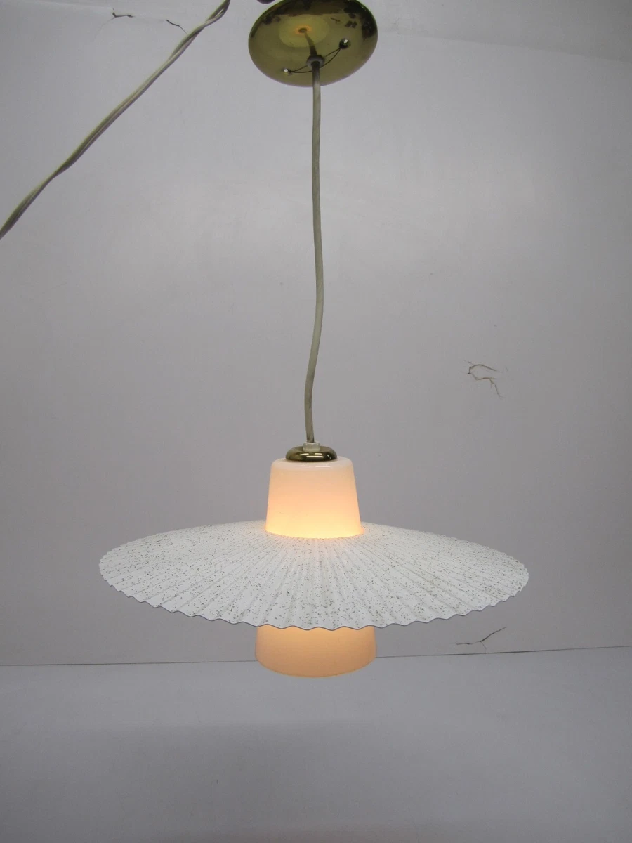 Vintage Atomic Glass Ceiling Shade