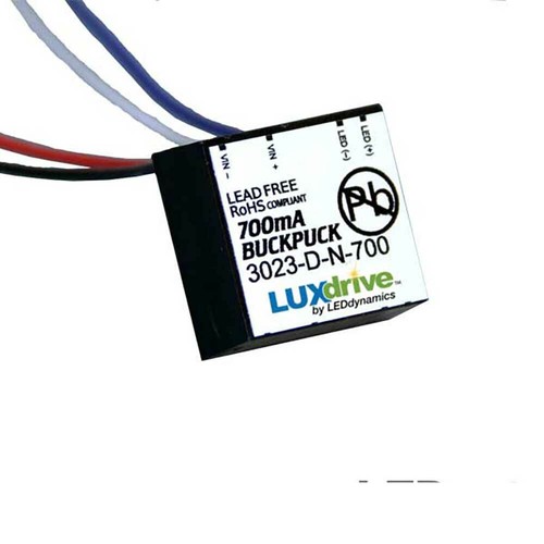 LuxDrive Wired BuckPuck - 700mA Constant Current LED Driver without ...