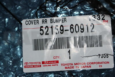 5215960912 Genuine Toyota COVER, REAR BUMPER 52159-60912 | eBay