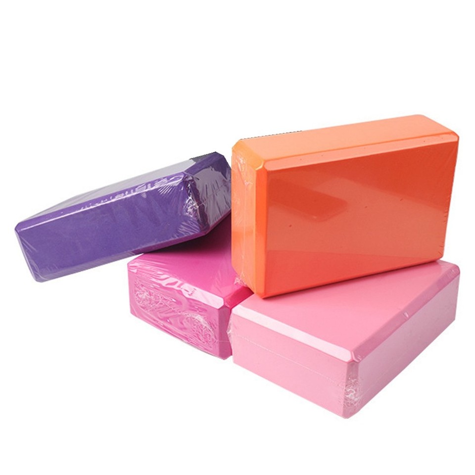 Yoga Blocks Cube Bricks Reinforcement Mat Sports Yoga Supplies Home ...