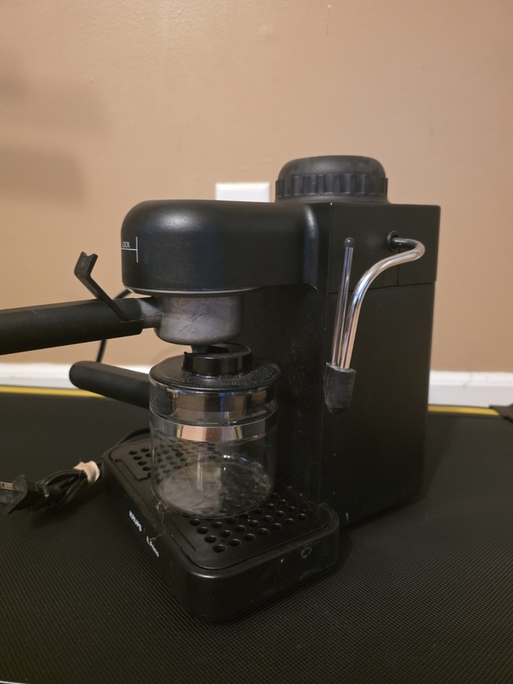 KRUPS IL Primo Cappuccino Espresso Maker 4 Cup 972 Black Used | eBay