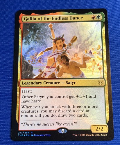 X1 Gallia Of The Endless Dance Foil Theros Beyond Death MTG Magic The ...
