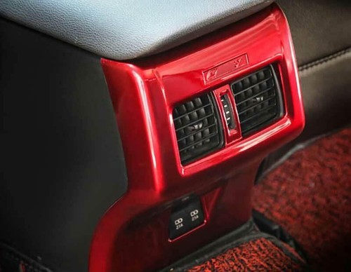 Fit For Toyota Camry 2018-2021 ABS Red Rear Air Outlet Anti-Kick Panel ...