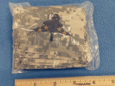BUNDLE OF 20 - Army MASTER 4 JUMP Freefall Parachutist Badge Sew-On ACU ...