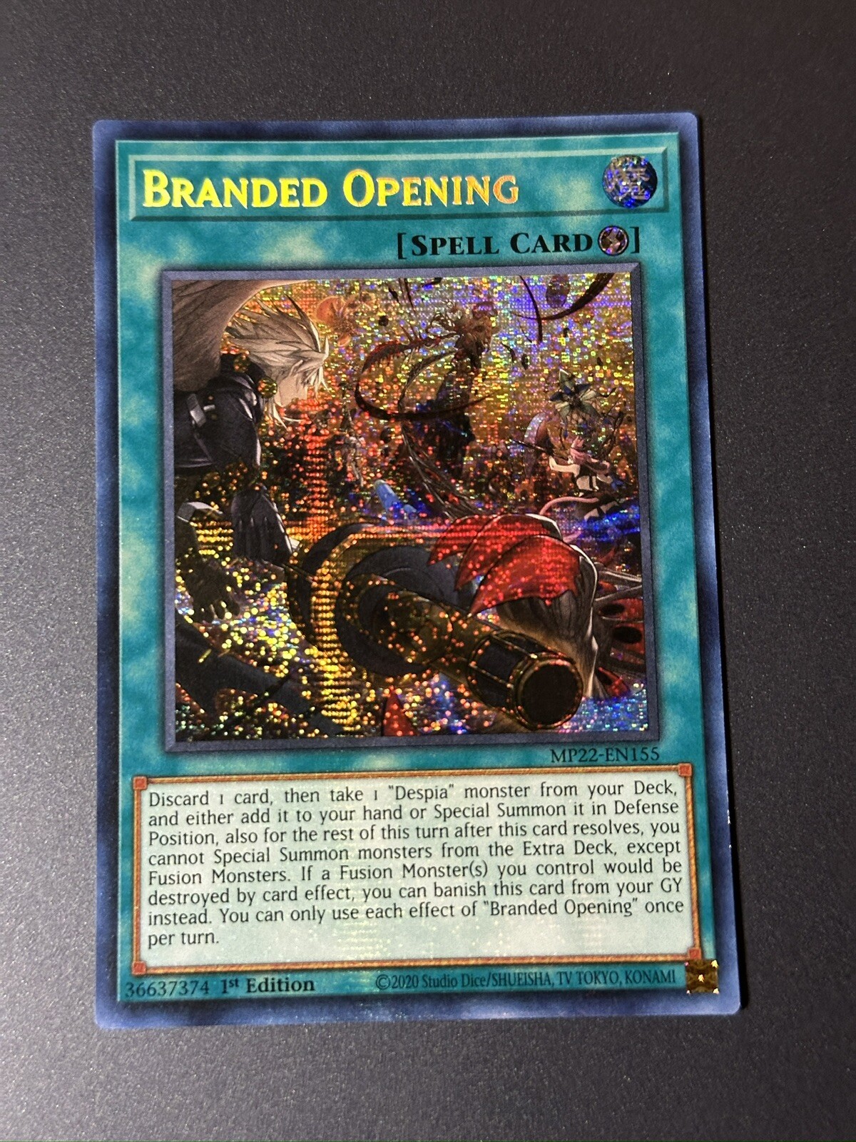 Yugioh Branded Opening MP22-EN155 Prismatic Secret Rare 1st Ed NM | eBay