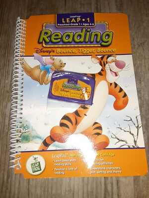Leapfrog Leap 1 Reading book Disney’s Bounce, Tigger, Bounce With ...