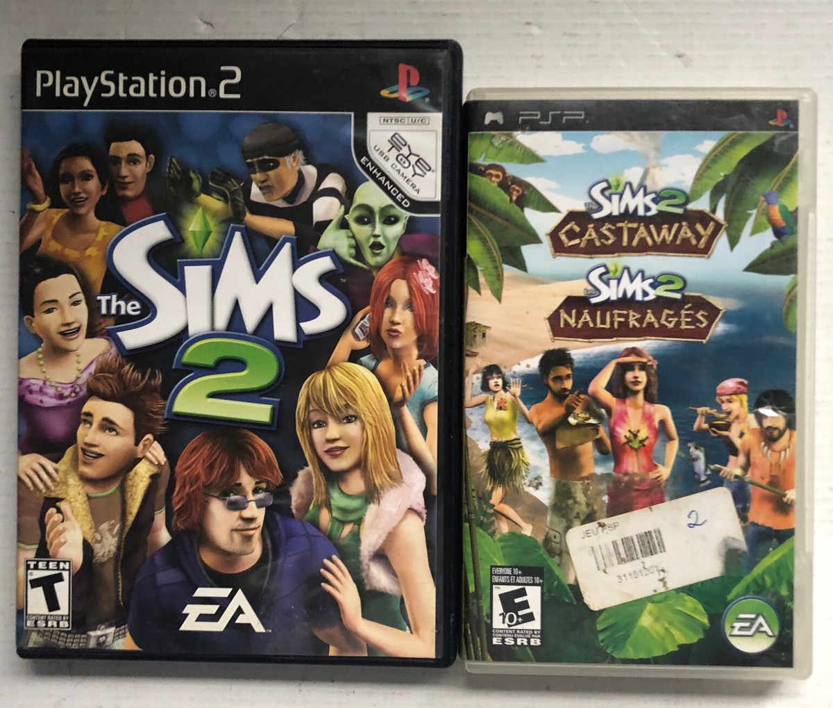 Sims 2 Castaway Psp Map Sims 2 Castaway/Pets EA Logo Glitched Out