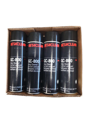12) 18oz Cans Aerosol Dow Dupont Betaclean GC-800 Professional Glass ...
