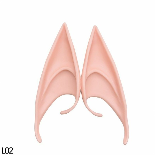 Fake Elf Ears 1 Pair Soft Simulation Cosplay Accessories Event Party fake-elf-ears-1-pair-soft-simulation-cosplay-accessories-event-party