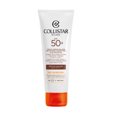 COLLISTAR SOLARI SPF 50+ CREMA CORPO SOLARE PROT. CORRETTIVA MACCHIE ...