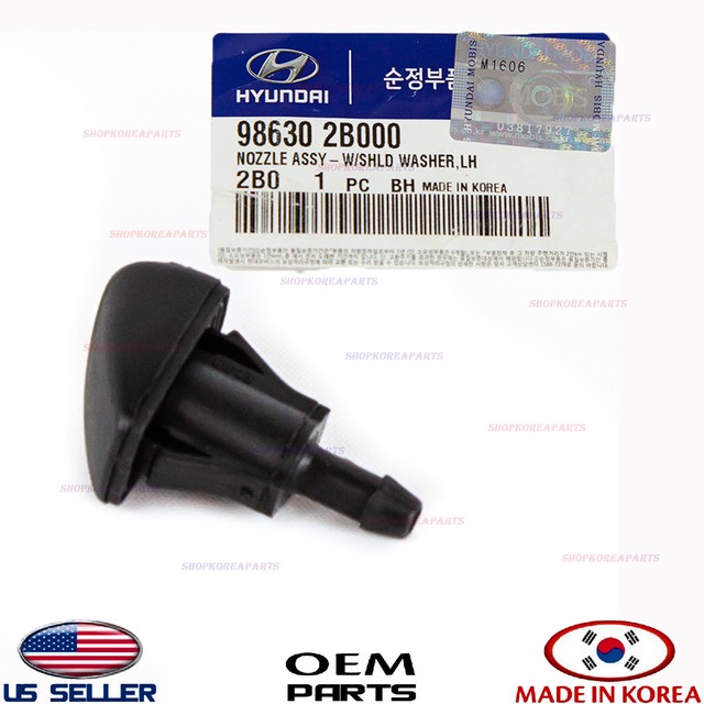 Hyundai OEM Santa FE Wiper Washer-windshield-winshield Hood Nozzle ...