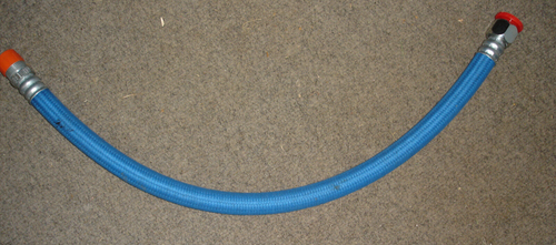 NEW PARKER SAE 100R5-16 HYDRAULIC HOSE 22MM (7/8") APPROX 37" OVERALL ...