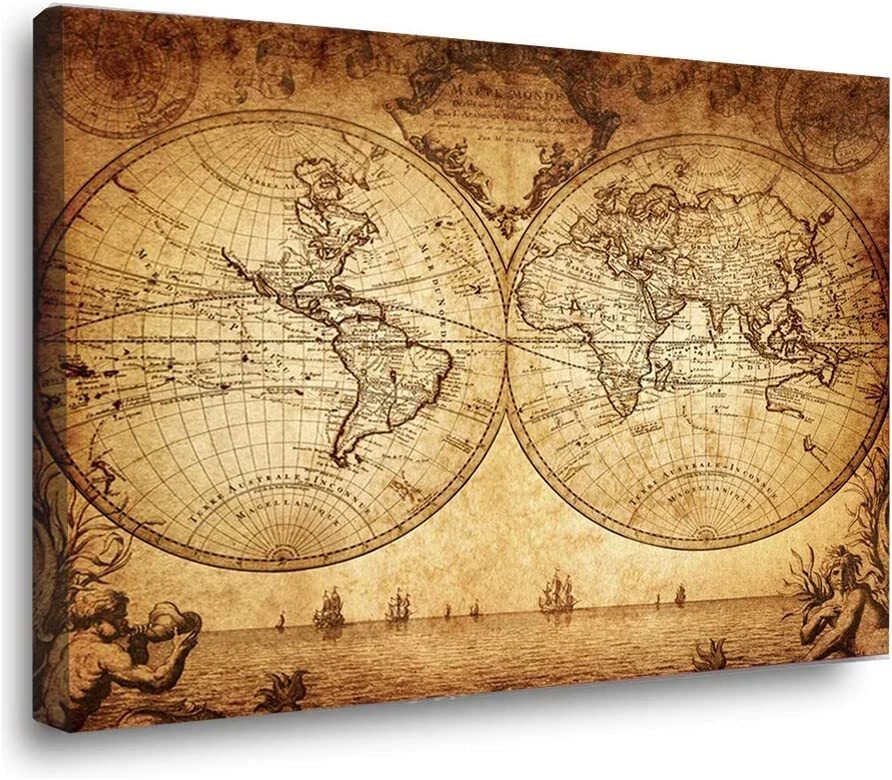 Creative World Map Ideas