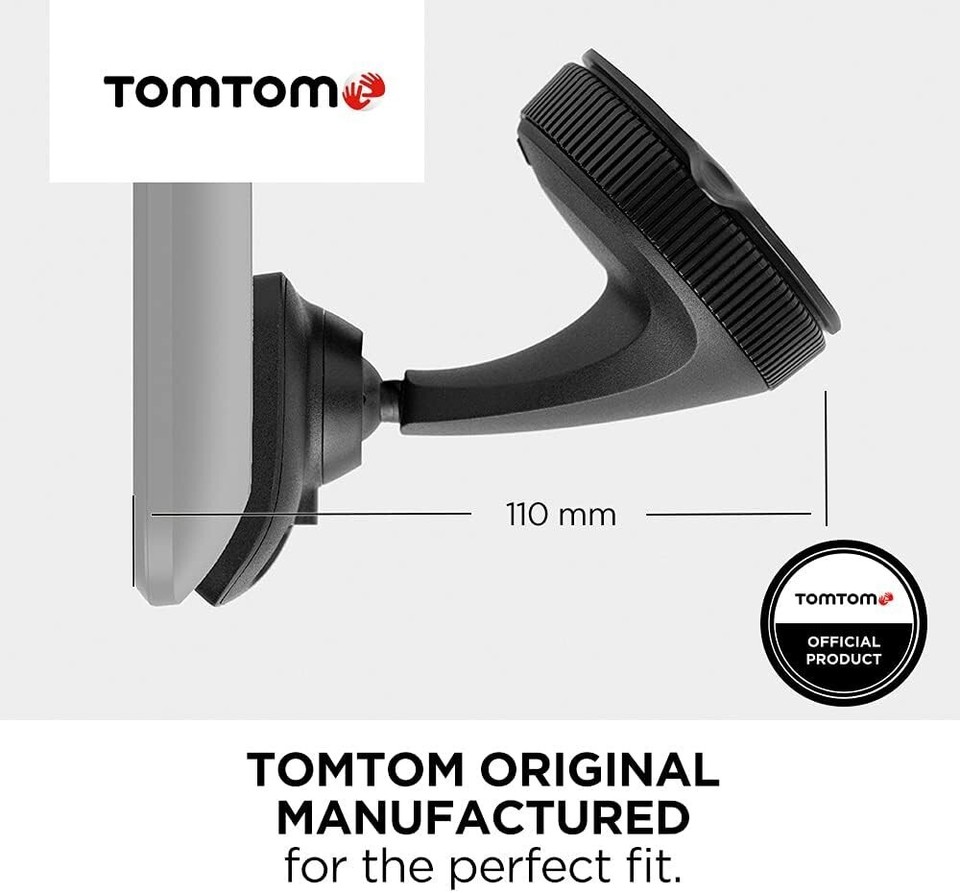 Tomtom Sat Nav Windscreen Mount Click-and-drive Plus Car Charger And ...