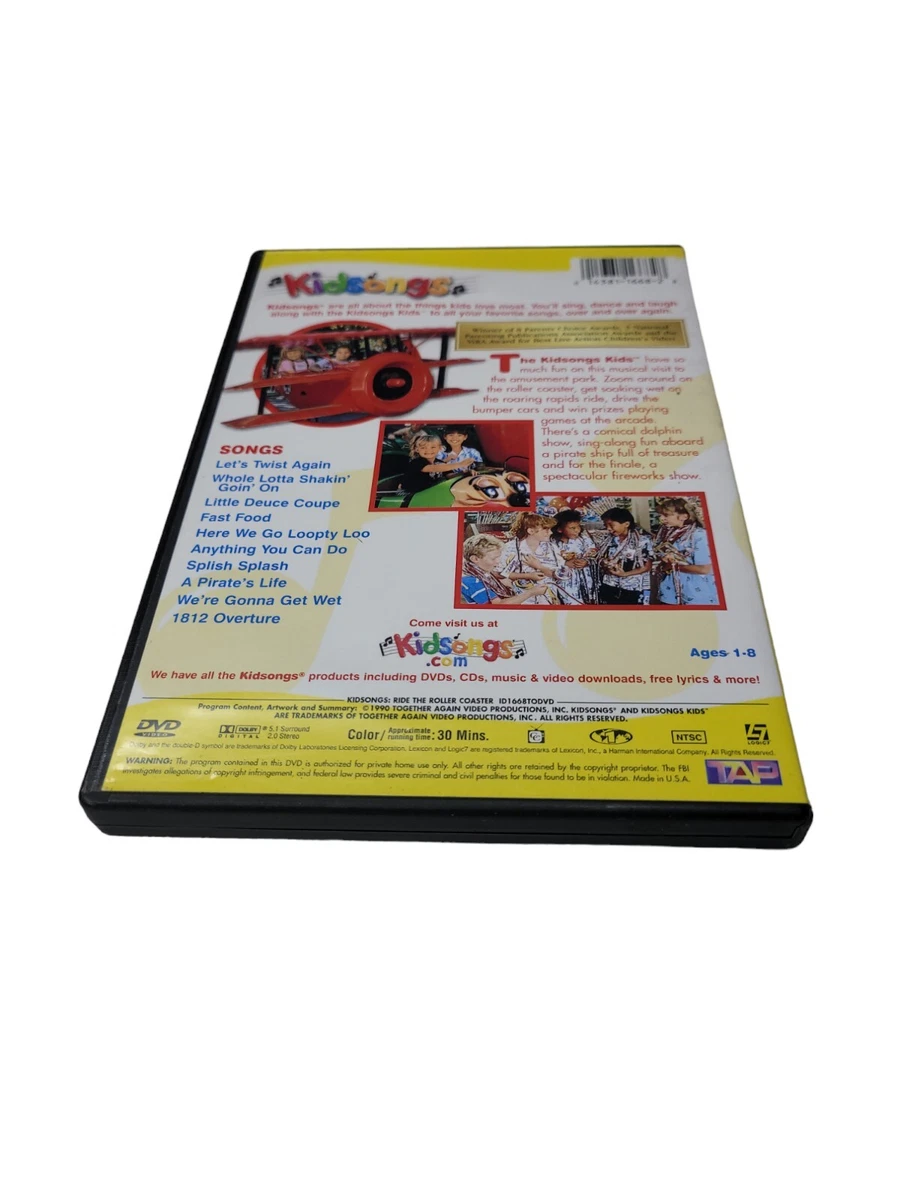 Kidsongs Ride The Roller Coaster Vhs Ebay