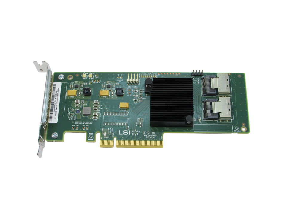 LSI 9201-8i P20 6Gbps SAS Low Profile HBA Host Bus Adapter Controller ...