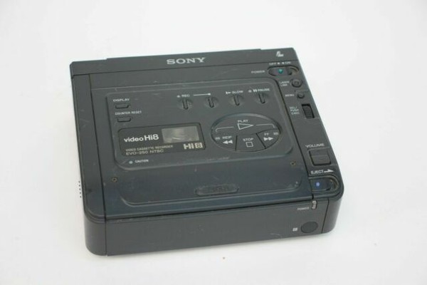 Sony Evo-250 Hi8 Video8 8mm Video 8 Player Recorder Smallest VCR Deck ...